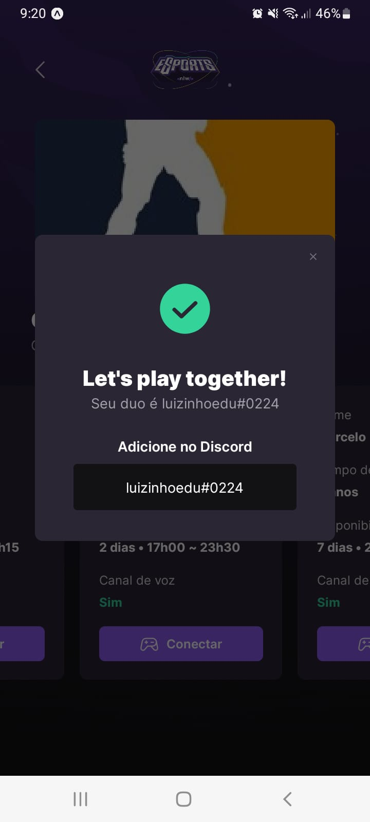 GitHub - gabriel-andradev/encontre-seu-duo: Projeto ReactJS + React Native + NodeJS