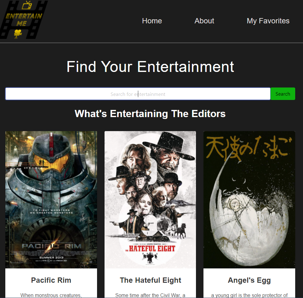 GitHub - Vertis-Z/entertain-me