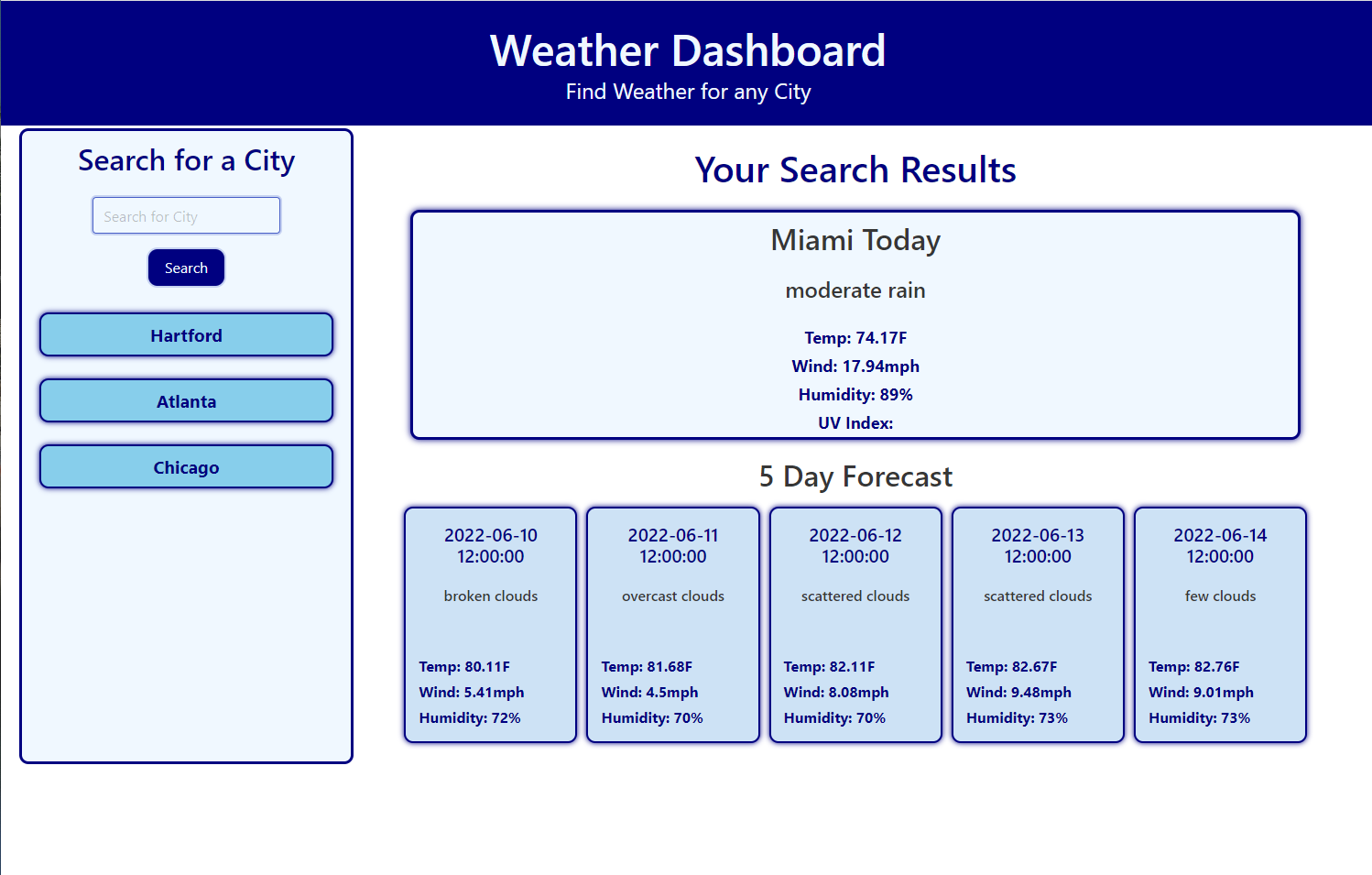 GitHub - TheDecoder007/weather-dashboard: A webpage that allows you to ...