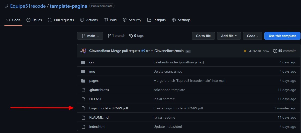 GitHub - Equipe51recode/primeira_entrega_recode: tamplate da pagina ...
