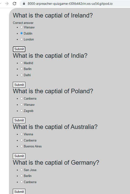 GitHub - Code-Institute-Submissions/QuizGame