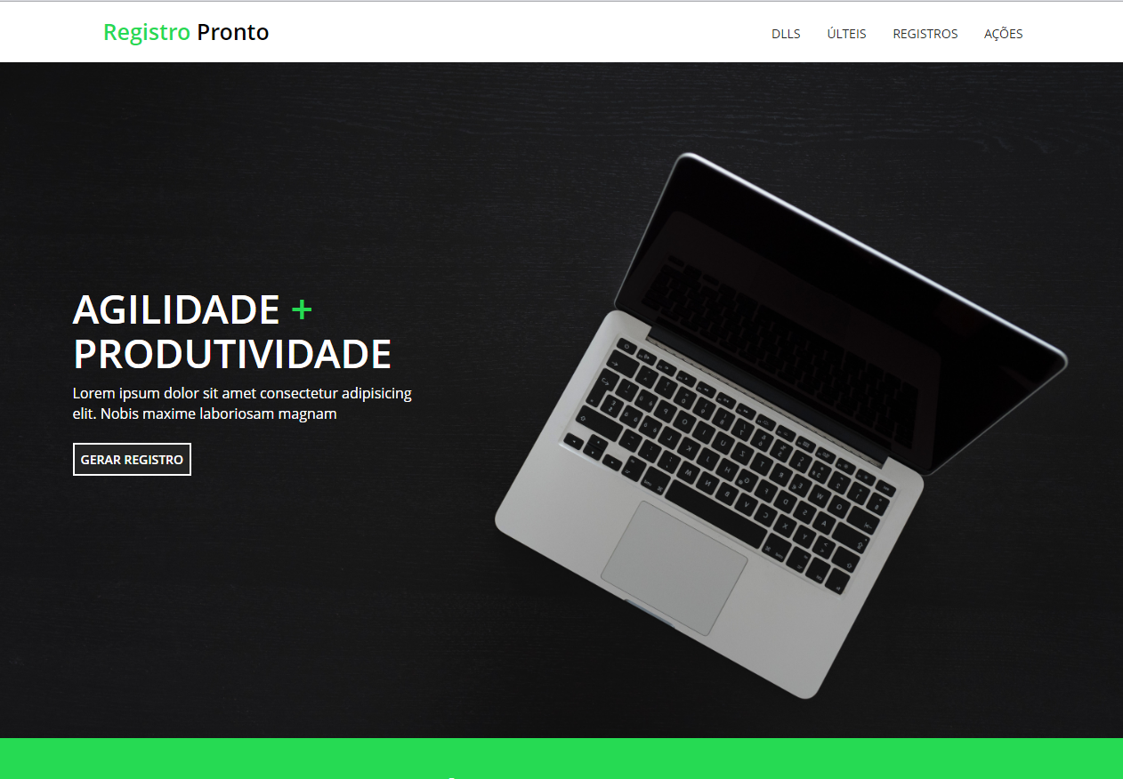 GitHub - Luciano-S-Santos/Registro-Pronto: Máscaras de Registro