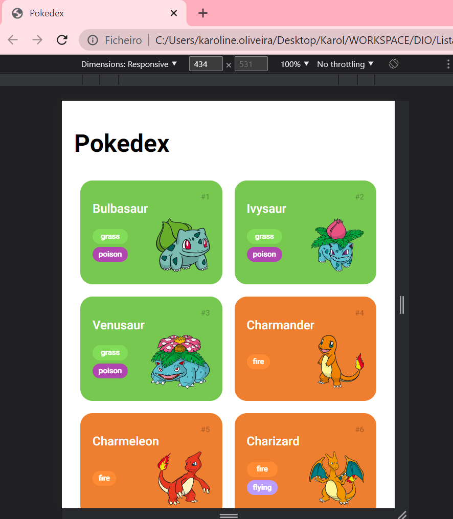 GitHub - karolstephanieh/Listagem-de-Pokemon-js