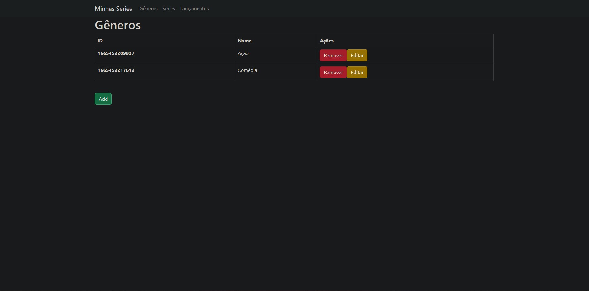 GitHub - vituhonorato/minhas-series: Application to manage series watched on shared streamers ...