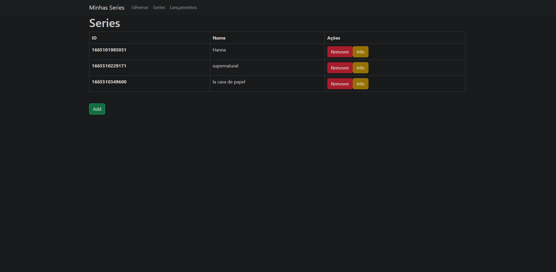 GitHub - vituhonorato/minhas-series: Application to manage series watched on shared streamers ...