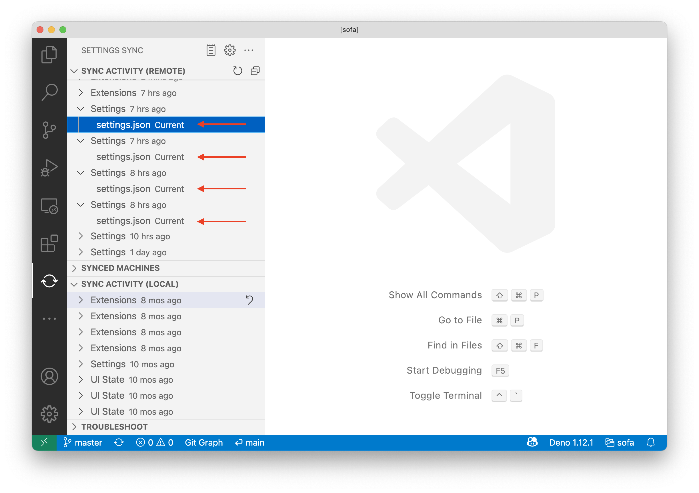 Settings Sync Previous Versions Of Files Not Being Stored Locally settings-sync-previous-versions-of-files-not-being-stored-locally