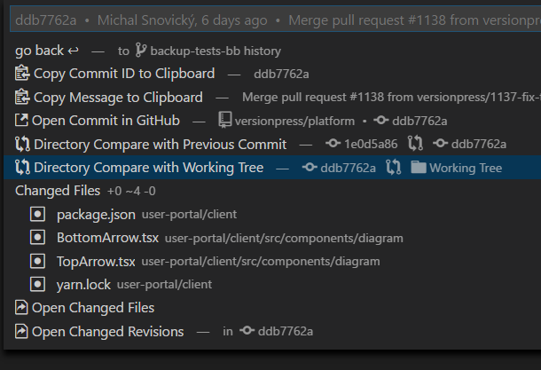[feature request] Show a list of files changed for current branch (ignoring merges) · Issue #139 ...