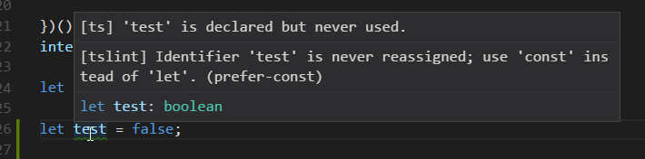 Warning takes precedence over error in squiggles · Issue #36374 ...