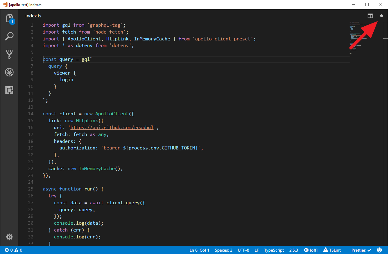 Indicate unsaved state closer to file name with tabs disabled · Issue #37095 · microsoft/vscode ...