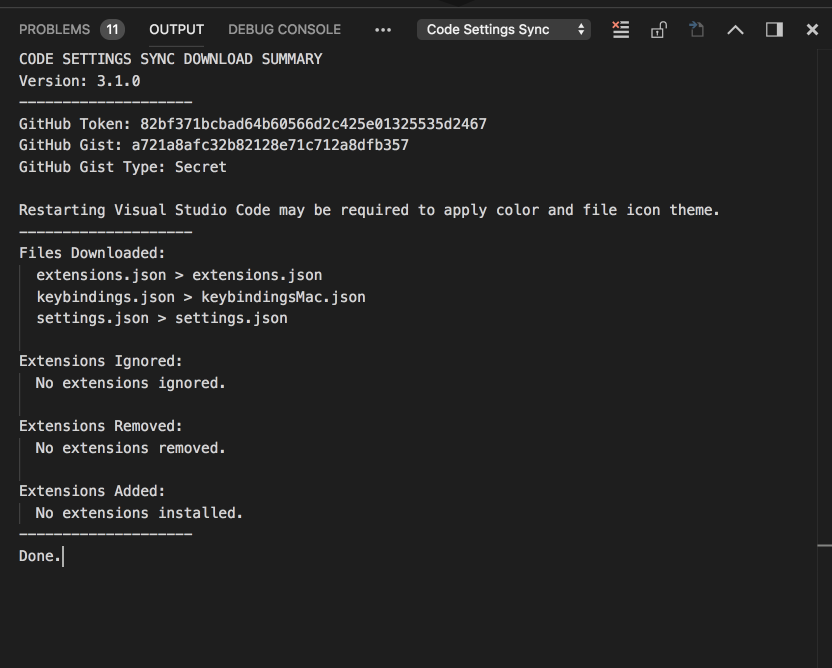 Extension Fails on Insiders and Mac · Issue #618 · shanalikhan/code-settings-sync · GitHub