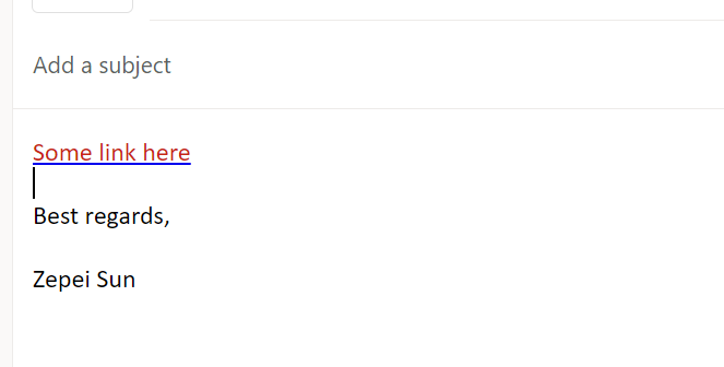 Update the color of the link will not change the underline color. · Issue #1066 · microsoft ...