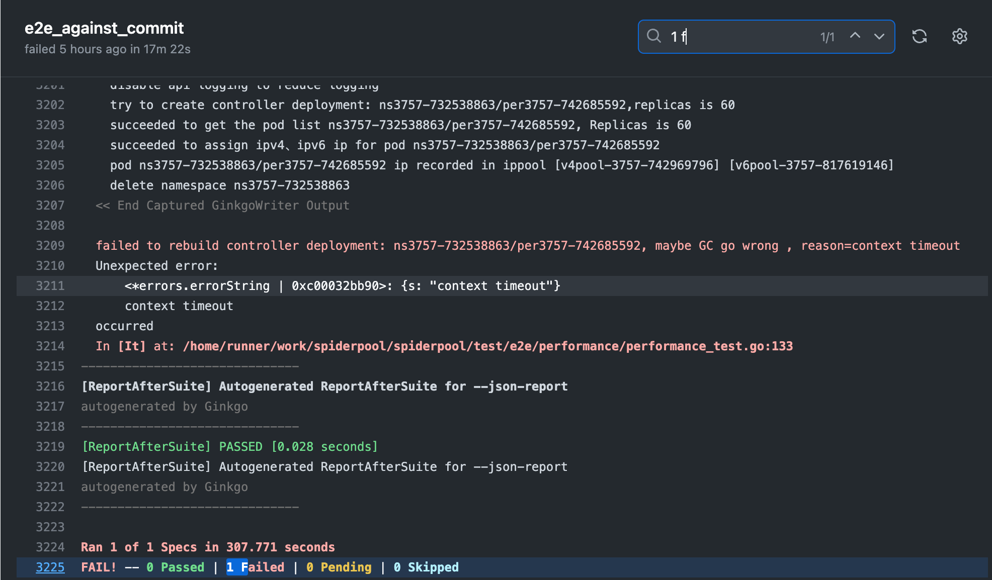 CI failure：maybe GC go wrong，Not all Pods can run successfully in the case of dual stack and IP ...