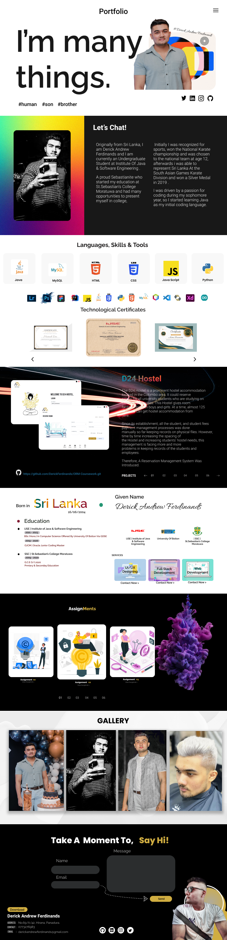 GitHub - DerickFerdinands/My-Portfolio