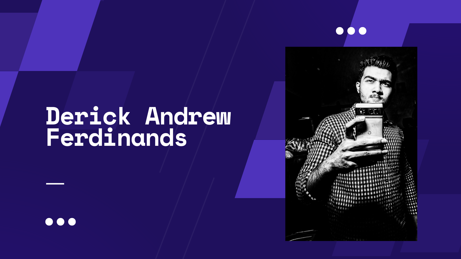 DerickFerdinands (Derick Andrew Ferdinands) · GitHub