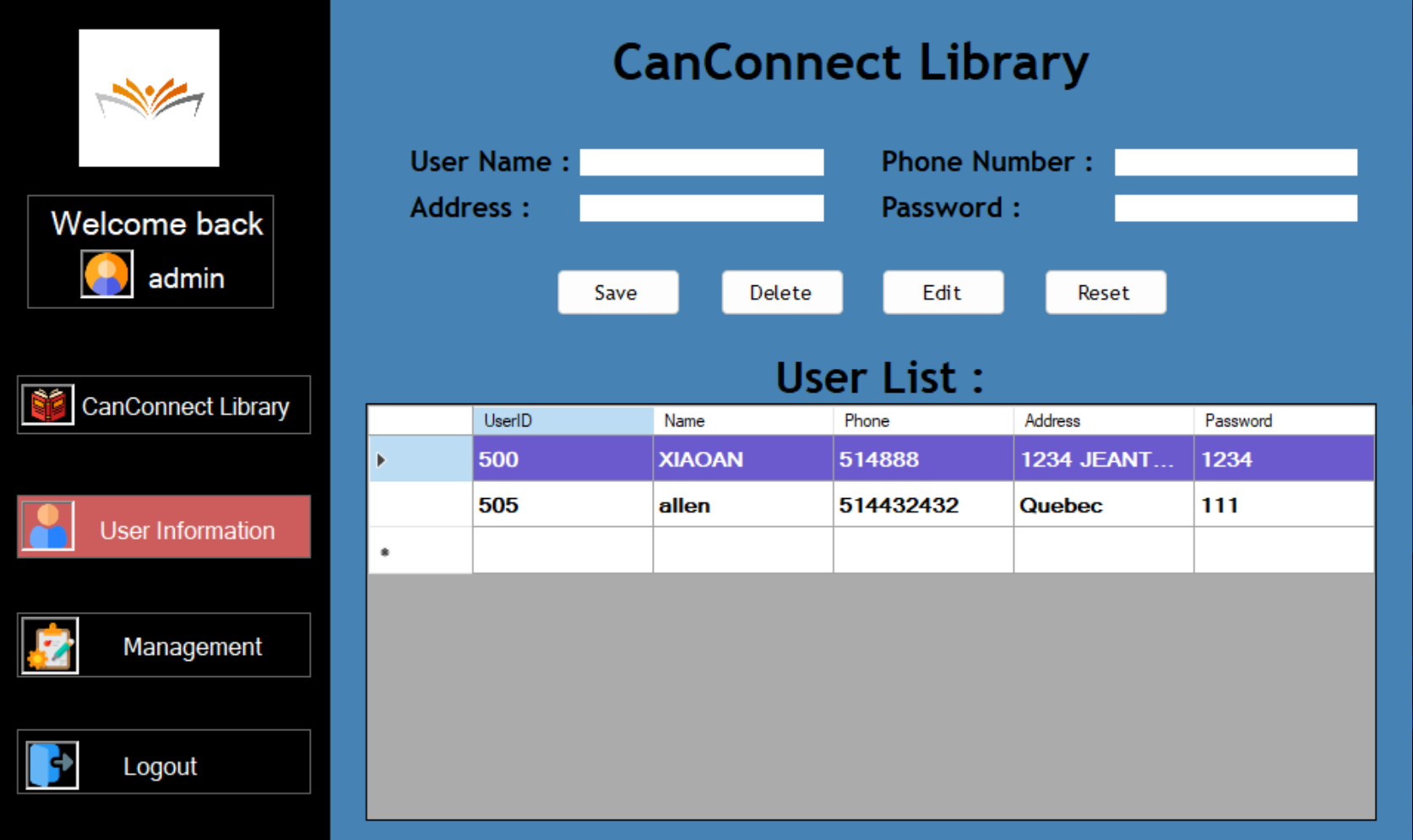 GitHub - Xiaoan93/LibraryManagementSystem_WinForms