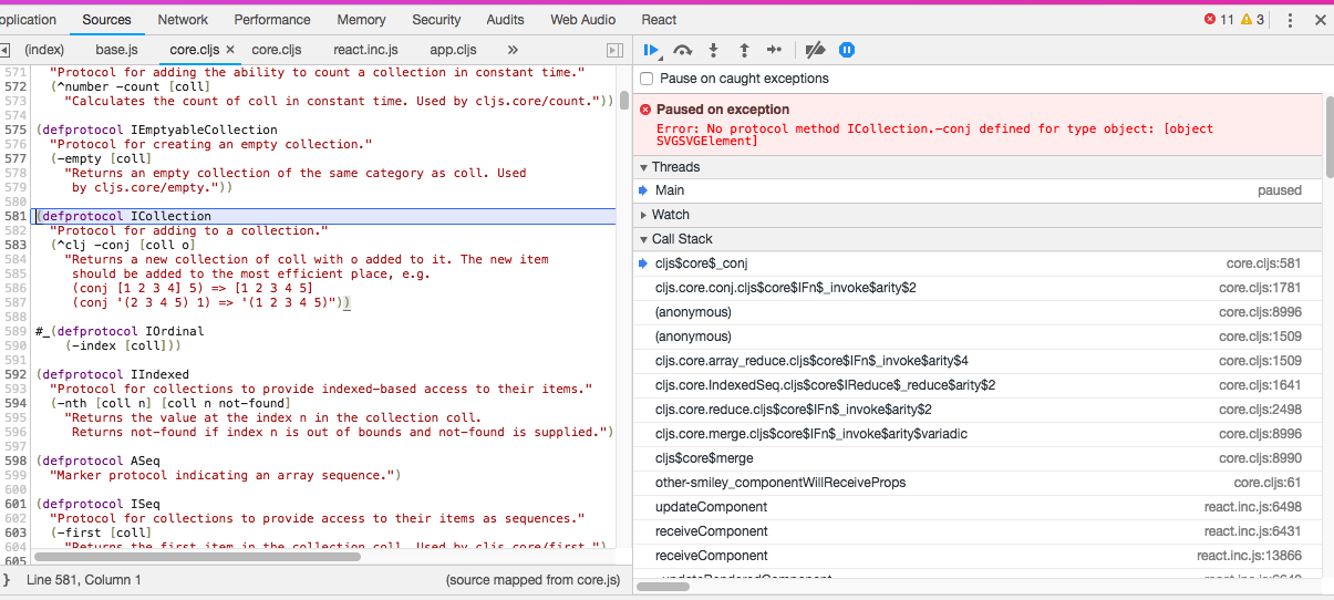 No protocol method ICollection.-conj defined for type object: [object SVGSVGElement] · Issue ...