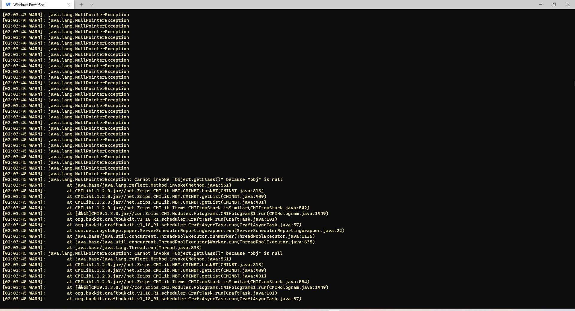 Hologram problem · Issue #6718 · Zrips/CMI · GitHub