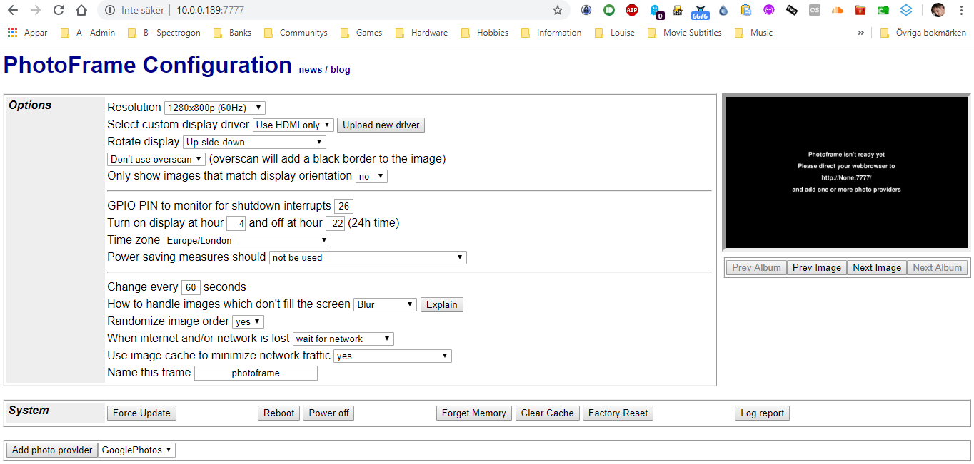 IP not showing, only http://NULL:7777 on screen at first boot ...