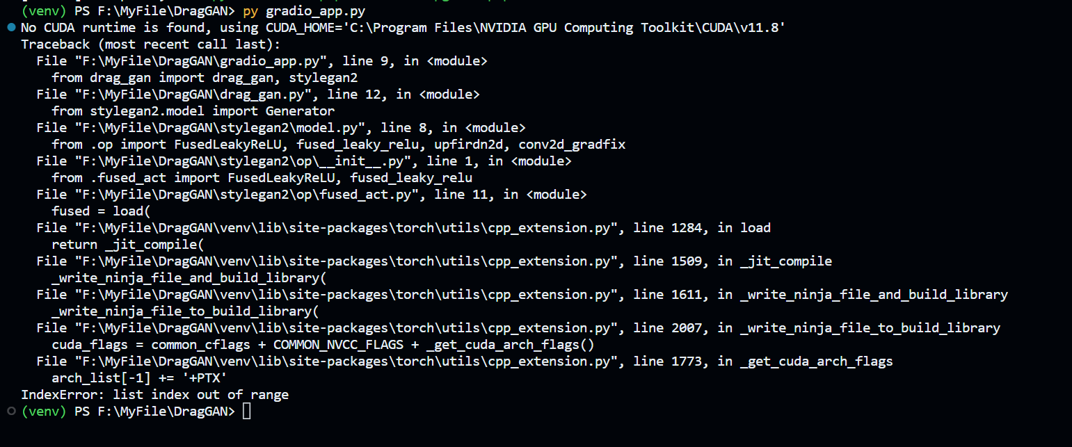 DLL load failed · Issue #12 · OpenGVLab/DragGAN · GitHub