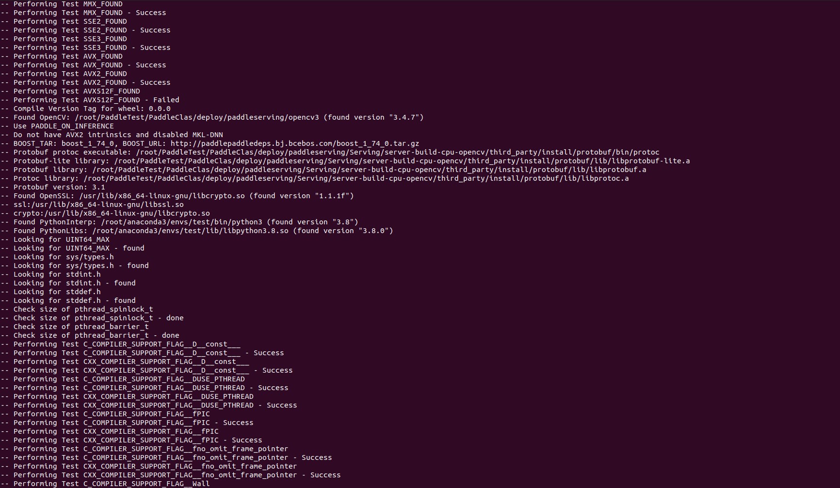 按照PaddleClas2.5中的PaddleClas/deploy/paddleserving/recognition下的Readme部署C++Serving，部署后请求失败 ...