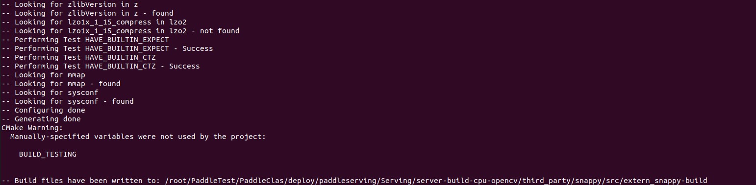 按照PaddleClas/deploy/paddleserving/recognition下的Readme部署C++Serving，部署后请求失败(inference call failed ...