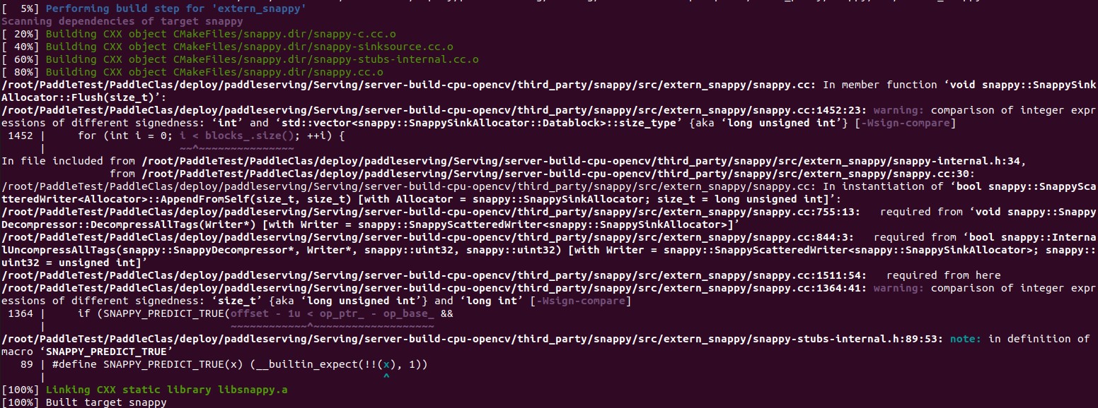 按照PaddleClas/deploy/paddleserving/recognition下的Readme部署C++Serving，部署后请求失败(inference call failed ...