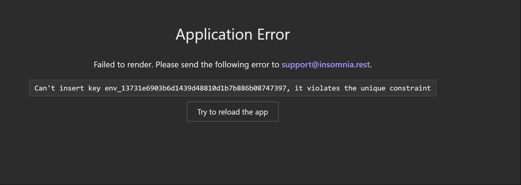 Whole UI disappears when switching between requests · Issue #5592 · Kong/insomnia · GitHub
