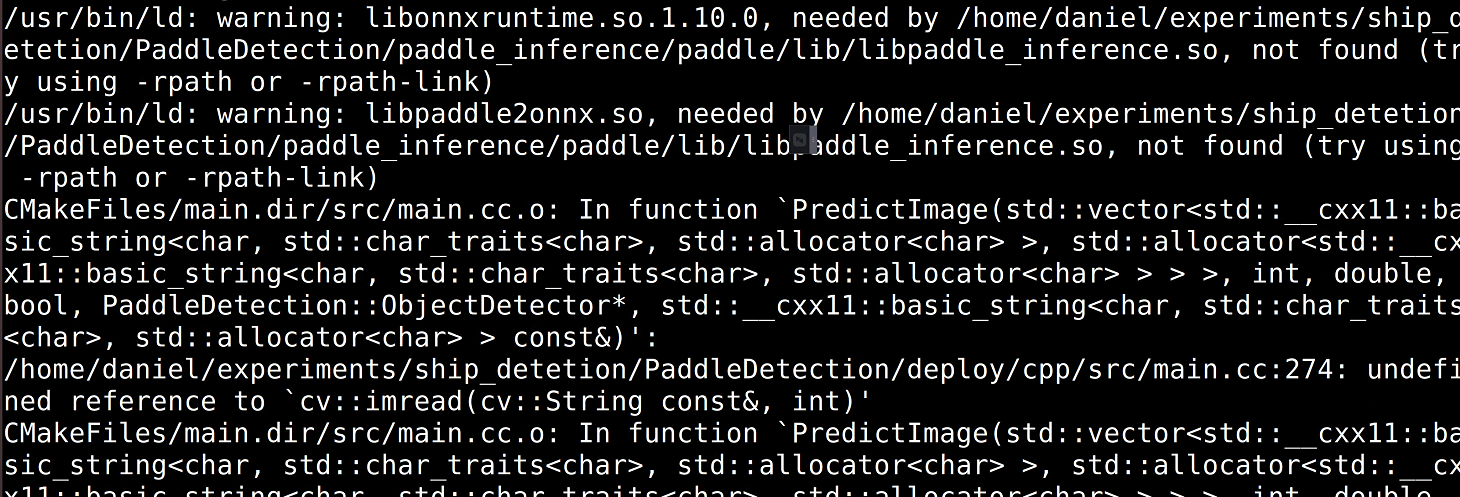 python部署推理没问题，C++部署报错 · Issue #6220 · PaddlePaddle/PaddleDetection · GitHub