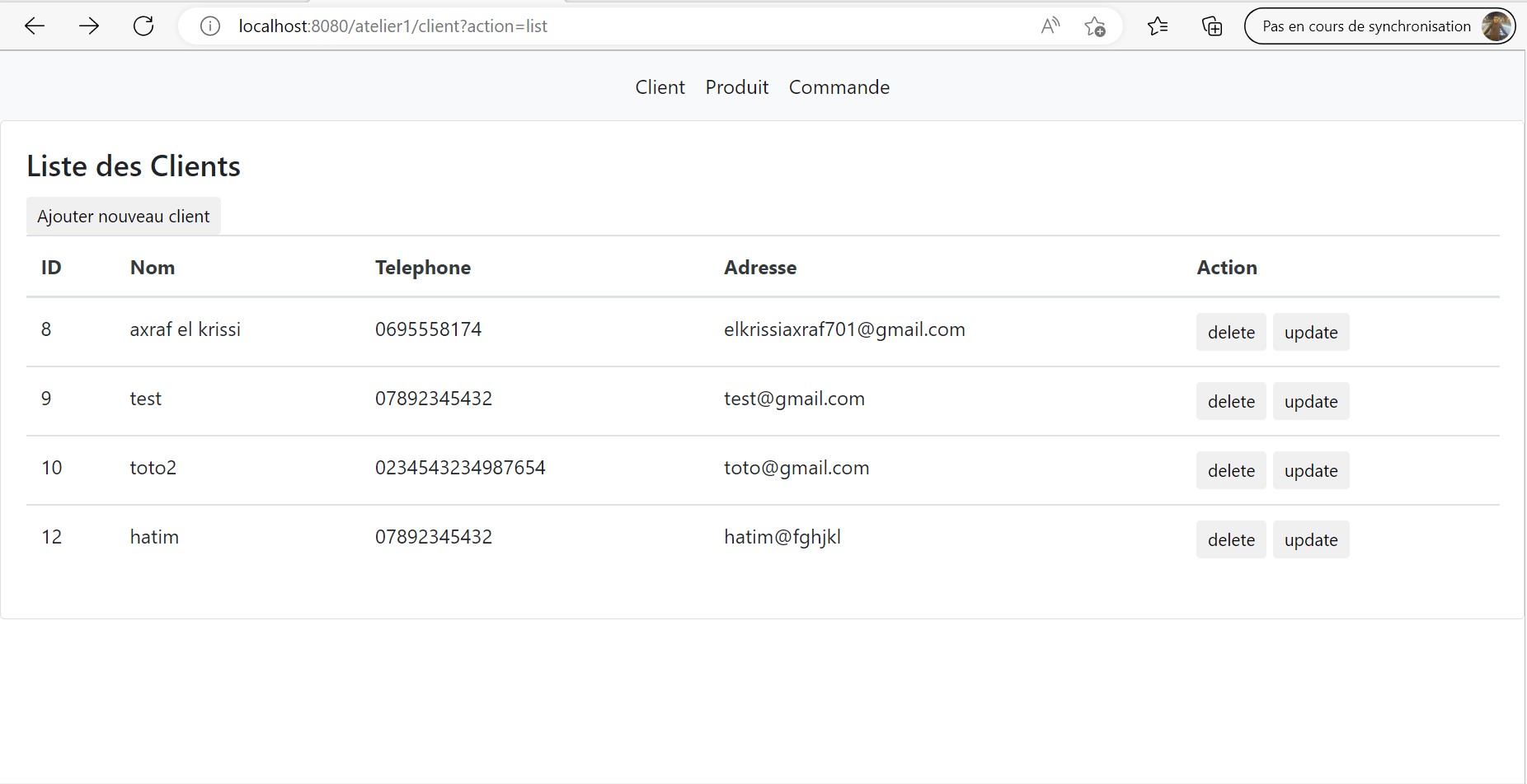 Github Elkrissiachrafapplication Web Bas E Sur Mvc Et Standards Jee