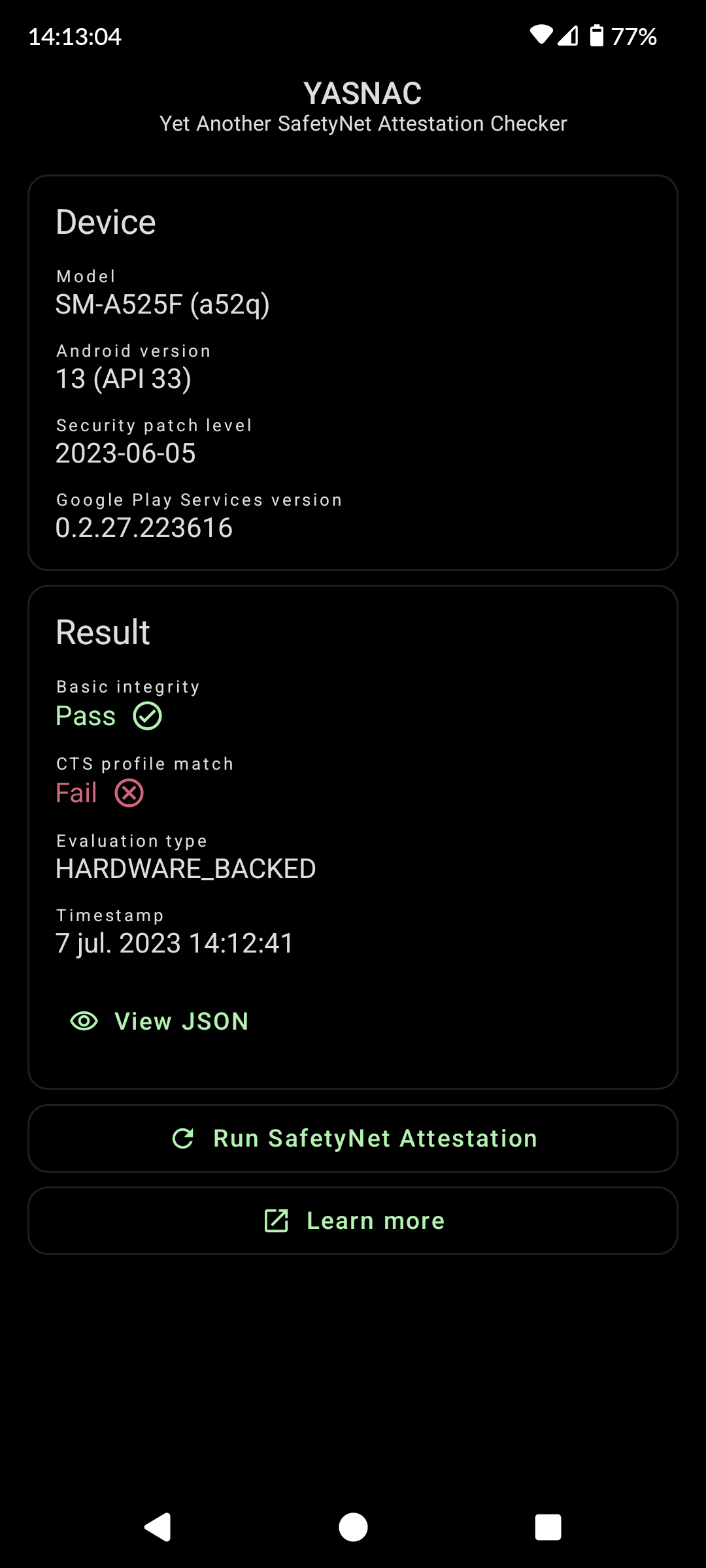 CTS Profile fail (hardware backed) · Issue #290 · kdrag0n/safetynet-fix ...
