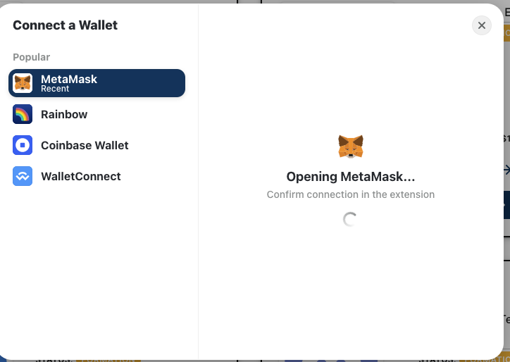 [bug] Wallet Connection stays at pending even when Wallet is connected · Issue #935 · rainbow-me ...