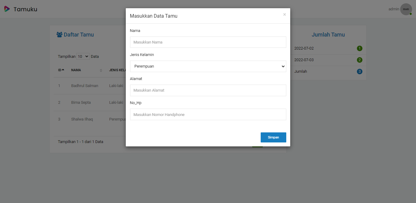 GitHub - badhrul08/bukutamu_CRUD: LSP Task