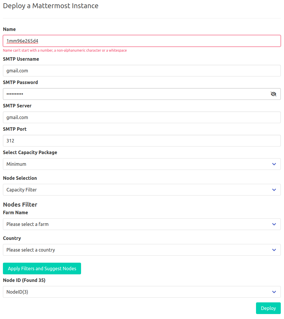Weblets: Mattermost input validation · Issue #707 · threefoldtecharchive/grid_weblets · GitHub