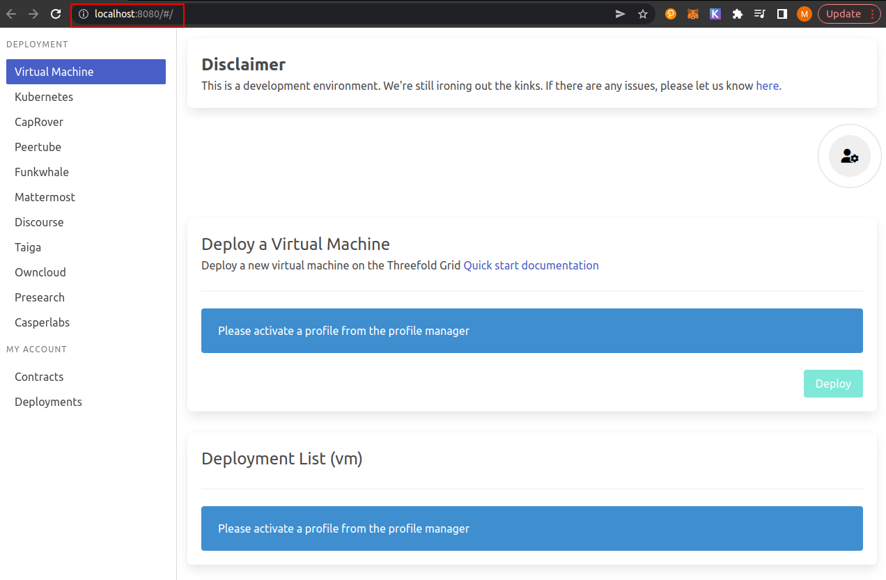 Simplify getting started documentation · Issue #694 · threefoldtecharchive/grid_weblets · GitHub