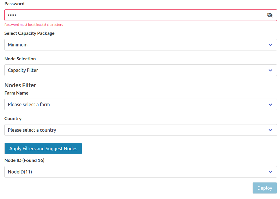 Weblets: Funkwhale Password field validation · Issue #703 · threefoldtecharchive/grid_weblets ...