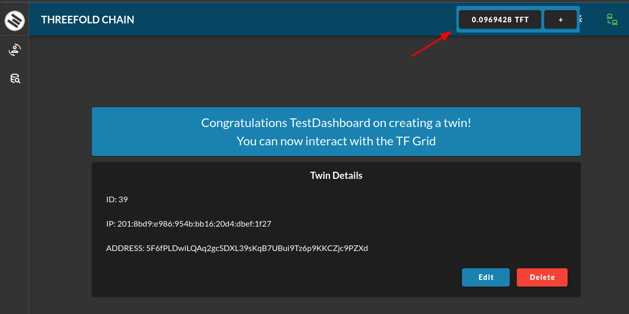 UI: Balance is floating over the theme icon · Issue #83 · threefoldtecharchive/tfgrid_dashboard ...