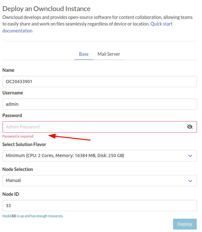 TC724 - ownCloud Input/Configuration Validation · Issue #874 · threefoldtecharchive/grid_weblets ...