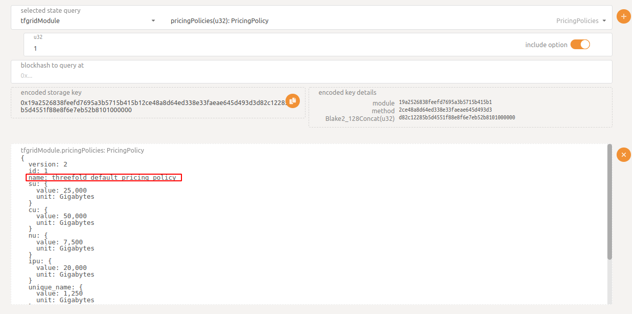 TF Explorer Pricing Policy Filter · Issue #40 · threefoldtecharchive/tfgrid_dashboard · GitHub