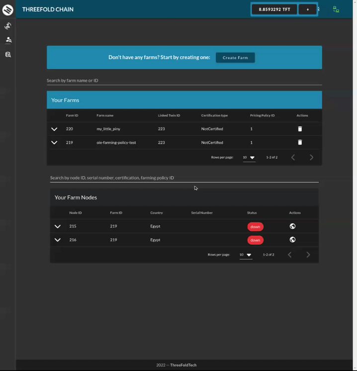 Node Search Is Not Working · Issue 132 · Threefoldtecharchivetfgriddashboard · Github