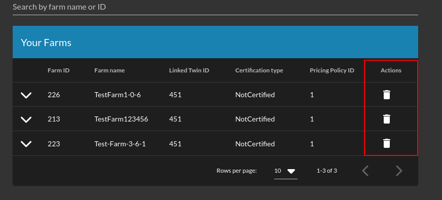 Can't delete farms with Public IPs · Issue #86 · threefoldtecharchive/tfgrid_dashboard · GitHub
