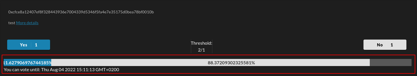 UI: Dao Proposals Progress bar · Issue #137 · threefoldtecharchive/tfgrid_dashboard · GitHub