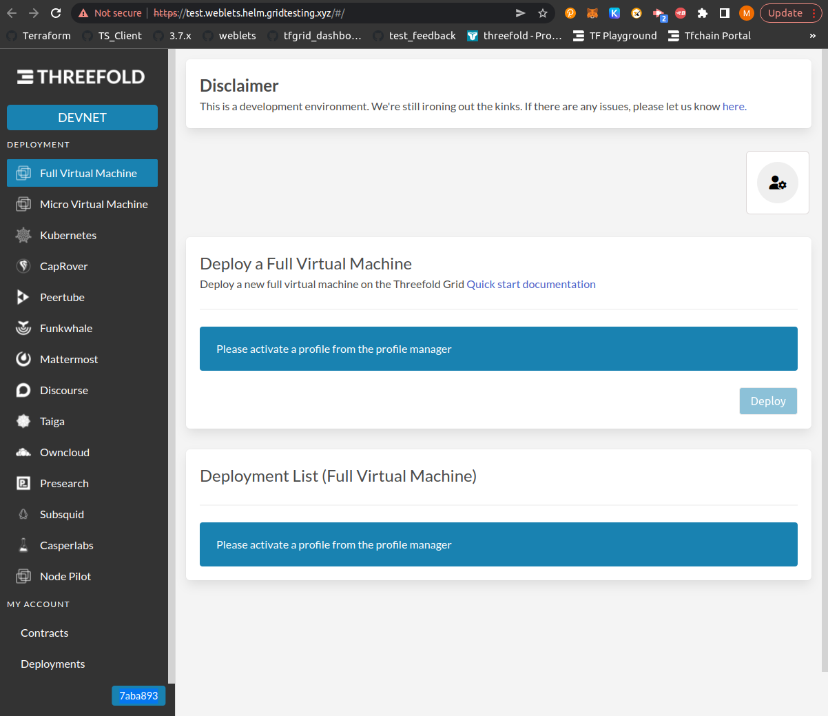 HELM: so Ops can take over deployment · Issue #937 · threefoldtecharchive/grid_weblets · GitHub
