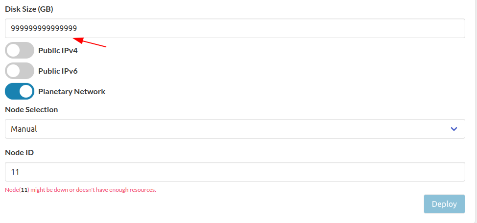 Full VM Input Validation · Issue #1003 · threefoldtecharchive/grid_weblets · GitHub