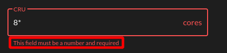 Resources Pricing Calculator: Invalid Inputs & Error message. · Issue ...