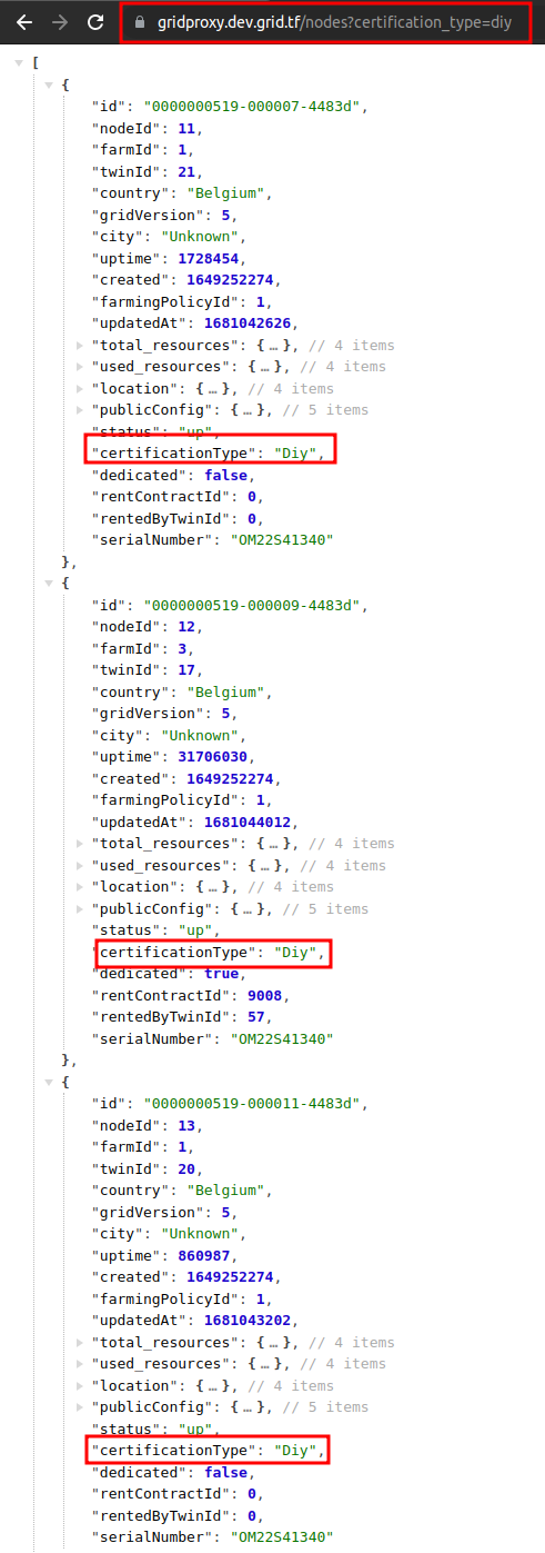 support certified filter on nodes endpoint · Issue #45 · threefoldtech/tfgrid-sdk-go · GitHub