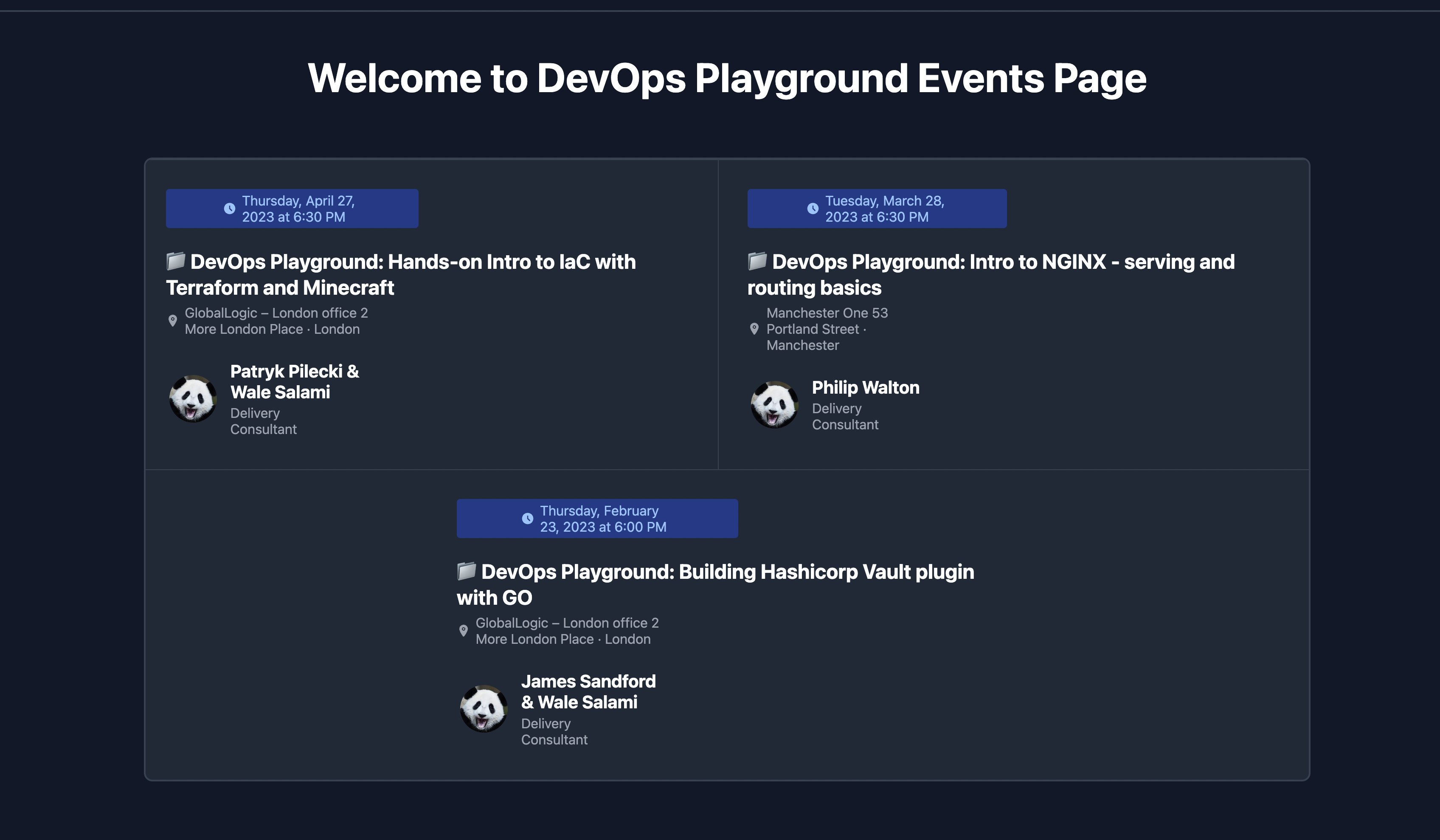 GitHub - DevOpsPlayground/DPG-Meetups-Next.js: Meetups app built in Next.js