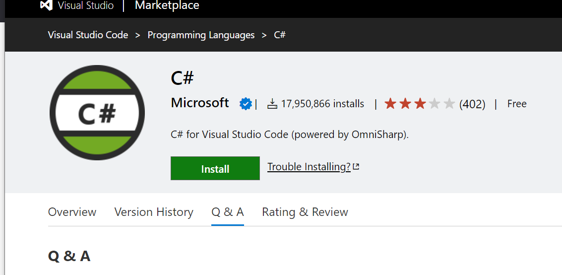 Why is this extention advertised in Visual Studio market place as developed by Microsoft · Issue ...