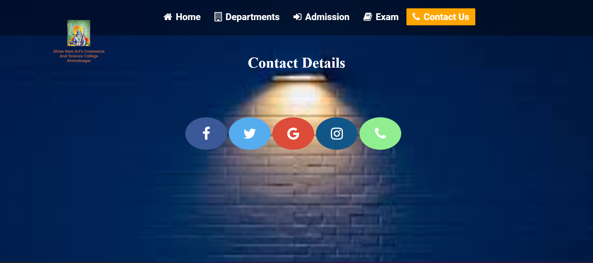 GitHub - sanket6640/College_Website-HTML_CSS: In this project I created ...