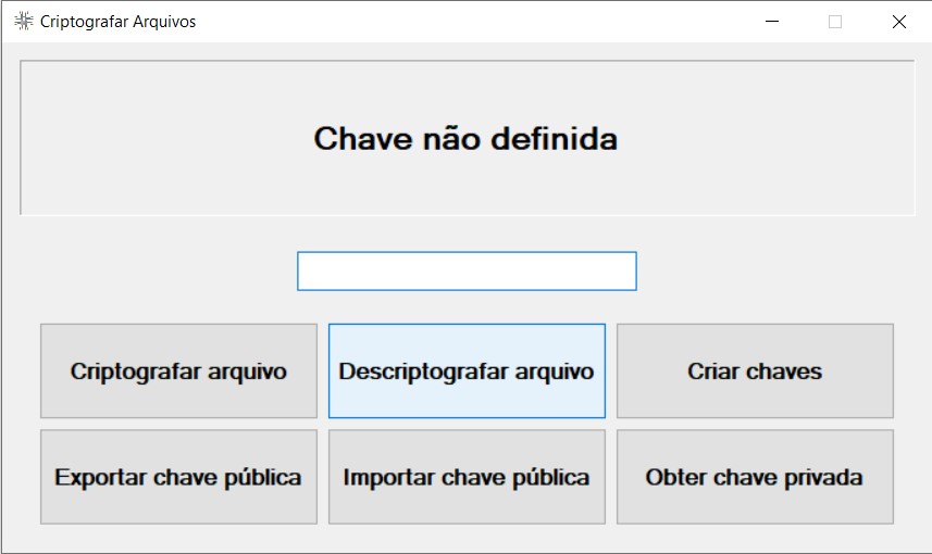 GitHub - ViniciusXR/CriptoFile: Programa para criptografar e descriptografar arquivos