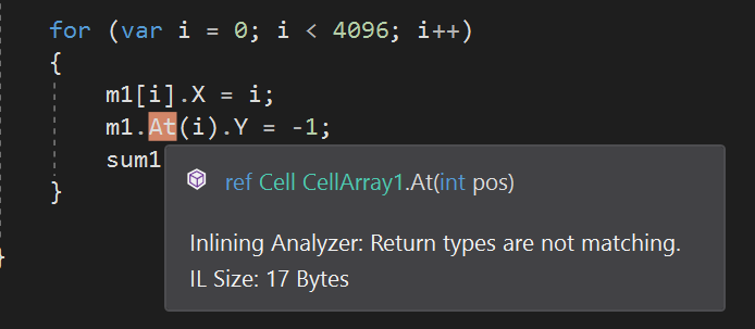 Question: indexer method that returns "ref T" doesn't get inlined. · Issue #9415 · dotnet ...